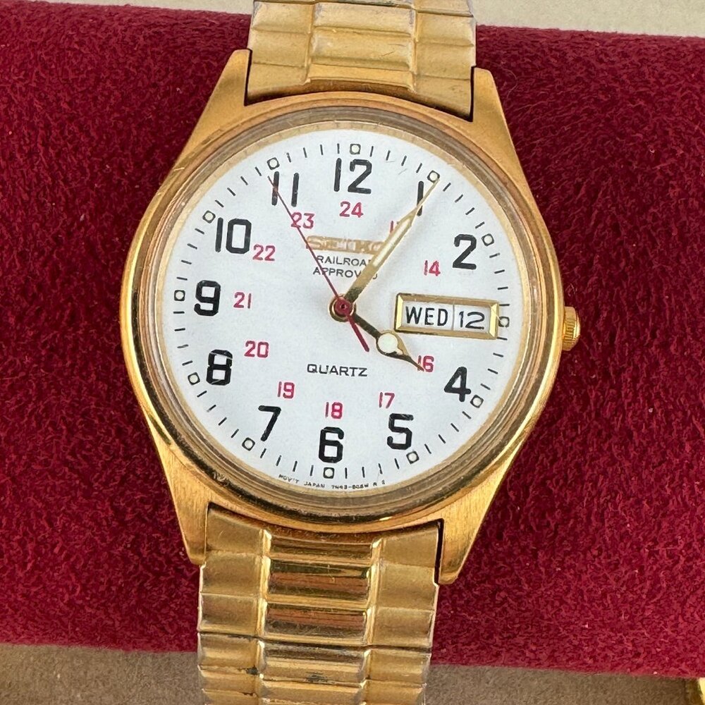 Vintage Seiko Railroad Approved Quartz Watch - Gem